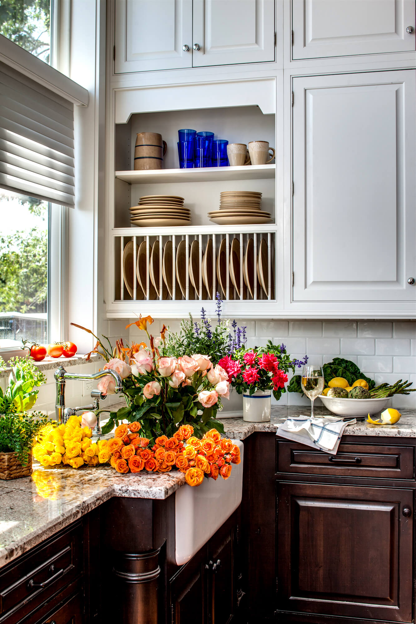 Kim Hoegger Home Lake House Kitchen - Dura Supreme Cabinetry